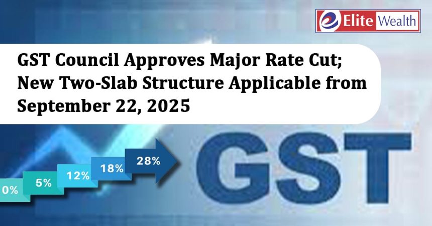GST Council Approves Major Rate Cut: New Two-Slab Structure Effective ...